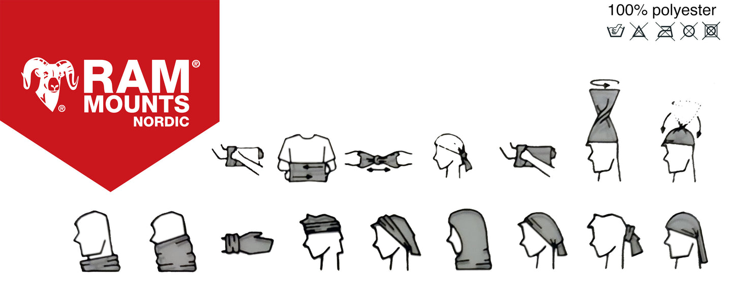 Multifunktionell med RAM Mounts Nordic logotyp – RAM Nordic AB